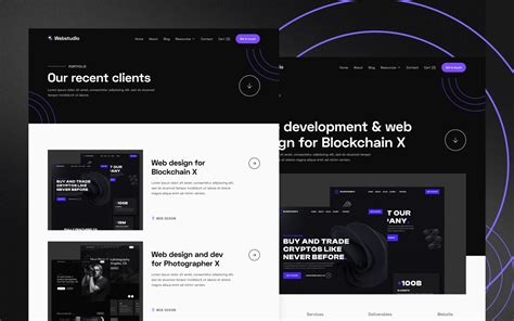 Webstudio X Agency HTML Responsive Website Template