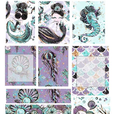 Sleeping Beauty Watercolor Clipart Digital Clipart Bundle Fairy Tale