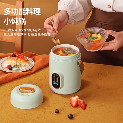 多功能养生电炖杯迷你便携式电热杯办公小型煮粥煲汤电炖盅 阿里巴巴