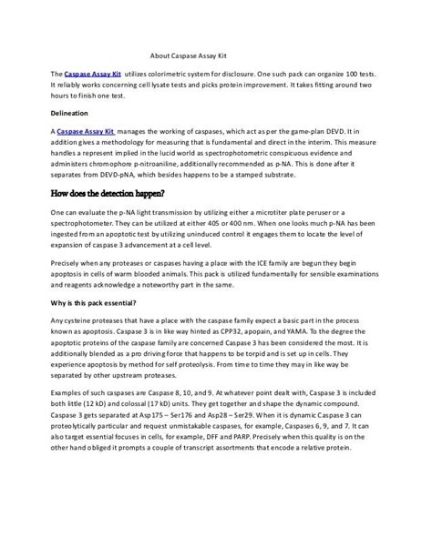 Caspase Assay Kit