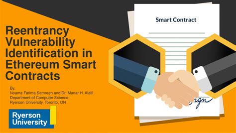 Pdf Reentrancy Vulnerability Identification In Ethereum Smart Contracts