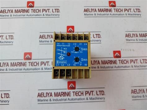 Crompton 252 Pvau Overvoltage Protector Trip Relay Aeliya Marine