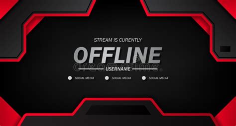 Offline Streaming Live Stream Game Mode Dark Background Futuristic