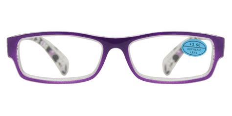 Rs 1463 Rectangular Horn Rimmed Two Tone Plastic Reading Glasses
