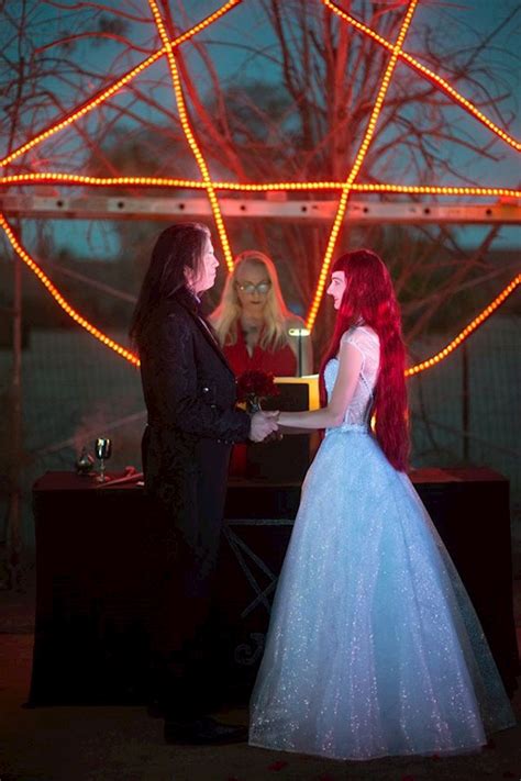 Ralis And Katies Satanic Wedding Misfit Wedding