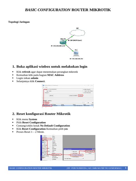 Modul Praktikum Aij Konfigurasi Dasar Mikrotik Pdf