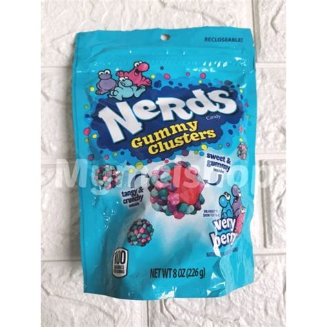 พร้อมส่ง Nerds Gummy Clusters Very Berry Reclosable Bag 226g 8oz ขนม