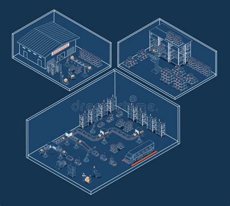 Warehouse Robot Ai Stock Illustrations 5447 Warehouse Robot Ai Stock Illustrations Vectors