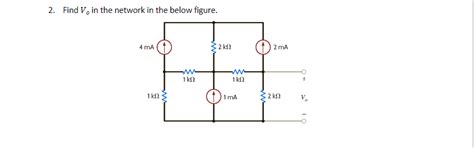 Solved 2 Find Vo In The Network In The Below Figure Chegg Com