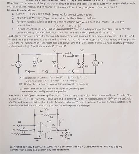 Solved Objective To Comprehend The Principles Of Circuit Chegg