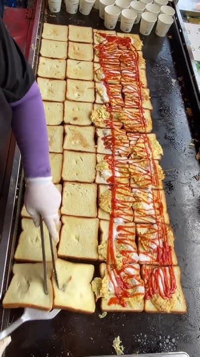하루에 2000개씩 팔리는 1000원 토스트 동묘시장 미소토스트 Korean Street Food Youtube