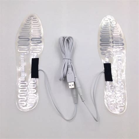 5 V USB стельки с подогревом для женщин и мужчин, с подогревом для ног ...