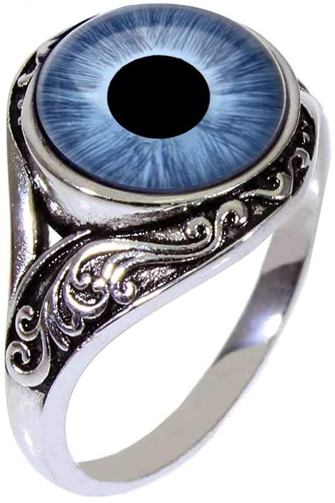 Alternative To Traditional Wedding Ring Eyeball Ring With Replica Of