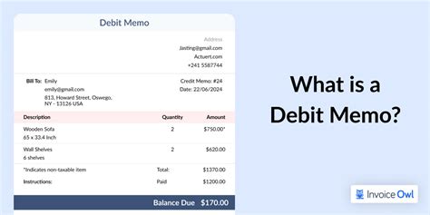 What Is A Debit Memo Comprehensive Guide And Example