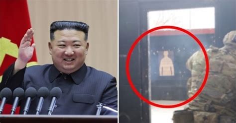 사람 표적에 탕탕 ‘김정은 참수 옵션 한미 특수전훈련 공개 영상