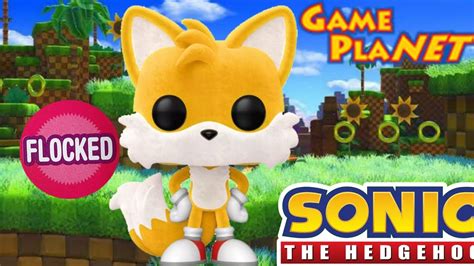Funko Pop Games Sonic The Hedgehog Tails Flocked Target Con