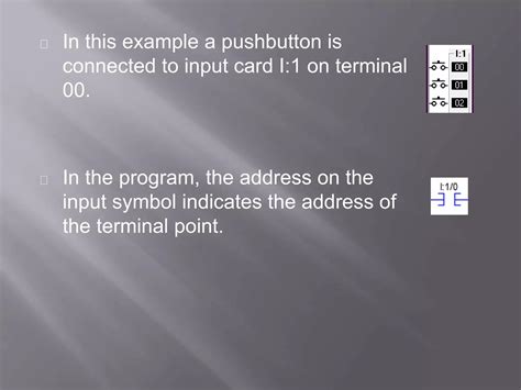 Basic Plc Symbols And Addresses In Logixpro Ppt