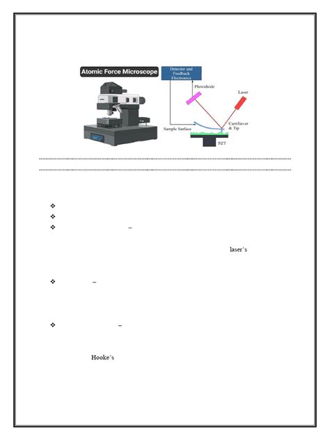 Atomic Force Microscope Parts Pdf