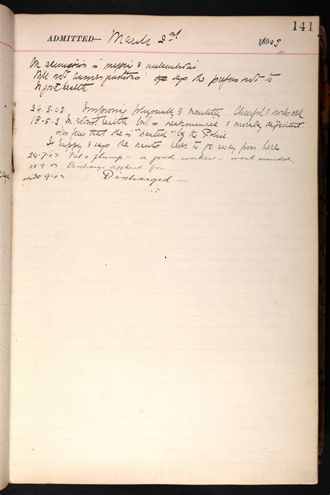 Deciphering Mental Asylum Records 1st 2nd And 7th Lines Rcursive