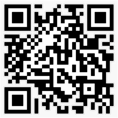 Buy Never Gonna Give You Up Qr Code Sticker Vinyl Bumper Sticker Decal