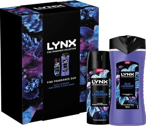 Lynx Fine Fragrance Collection Blue Lavender Duo Deodorant T Set