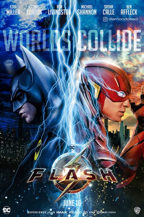 The Flash Worlds Collide Poster By Diamonddead Art On Deviantart
