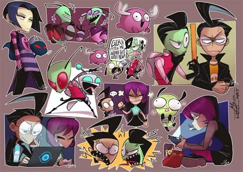 pin by rosea pom on invader zim invader zim characters invader zim dib invader zim