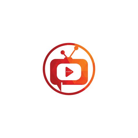 Creative Chat Tv Logo Design Talk Show Logo Design 14039273 Vector