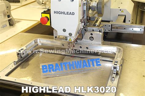 Highlead Hlk 3020 Electronic Pattern Sewing Machine Large Area