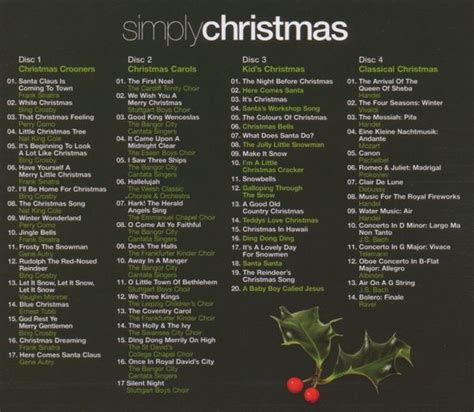 Various Artists Simply Christmas 4 CD Various Artists CD Album