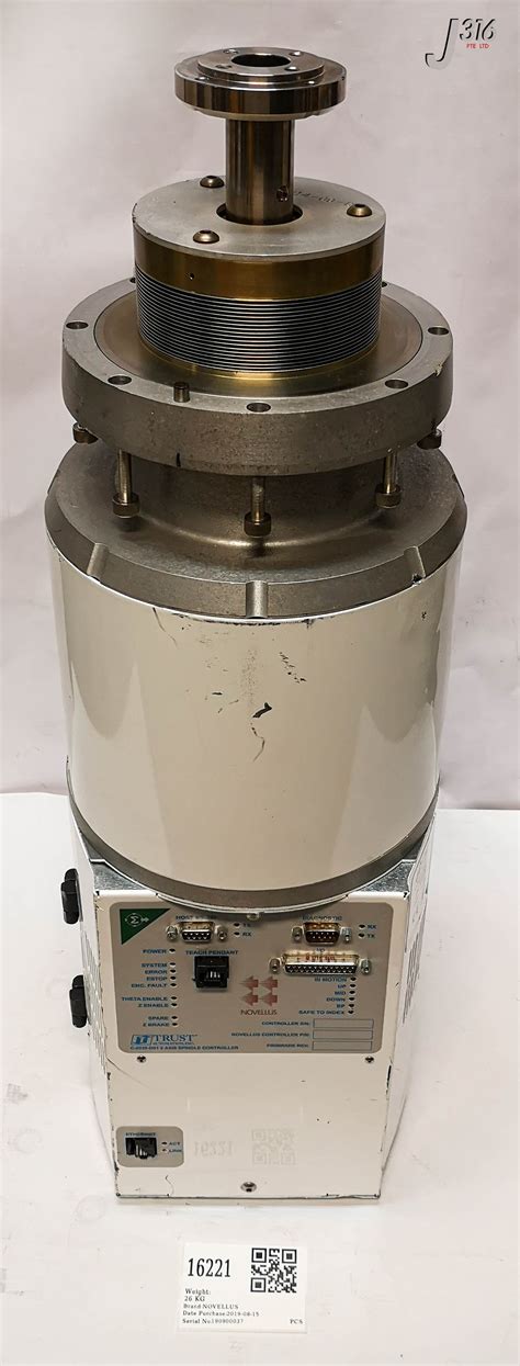16221 Novellus Trust Automation C 2030 D01 2 Axis Spindle Controller 15 046314 00 02 276537 00