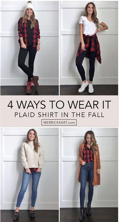 How To Style It Plaid Shirt Outfits Merricks Art