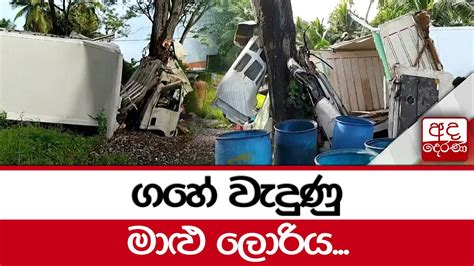 ගහේ වැදුණු මාළු ලොරිය Youtube