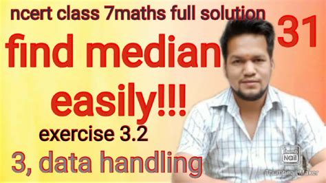 What Is Median Class 7 Ncert Maths Exercise 32 Ques 1 And 2