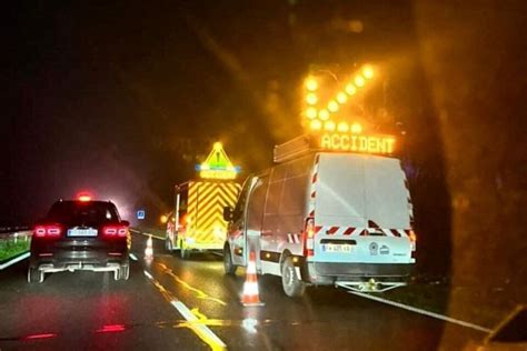 URGENT Accident sur l A1 important bouchon en formation à partir du