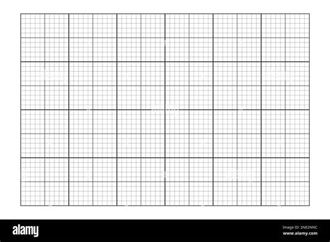 Graphic Grid Page Template Chequered Worksheet Sample For College