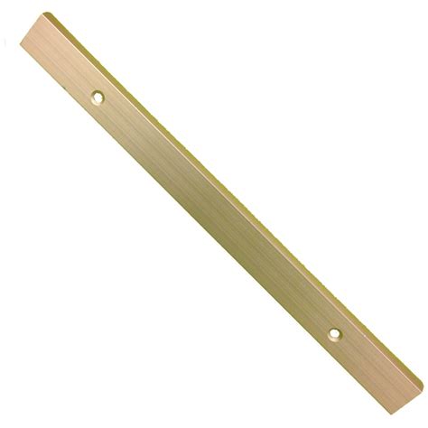 11 Brushed Brass Footrest Rail