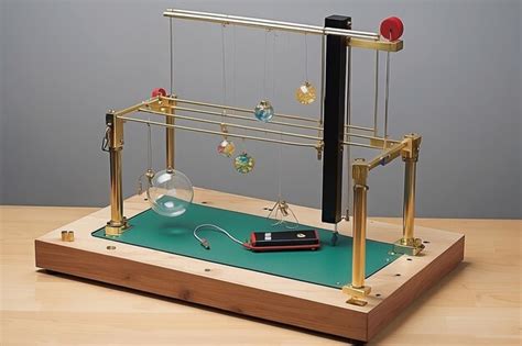 Premium Photo Illustrate A Physics Lab Setup With Pendulums Magnets And Other Experimental
