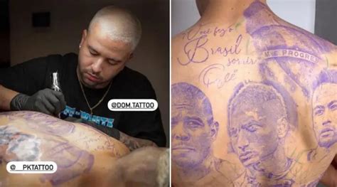 Richarlison Gets Tribute Tattoos Of Neymar Ronaldo Nazario And Himself