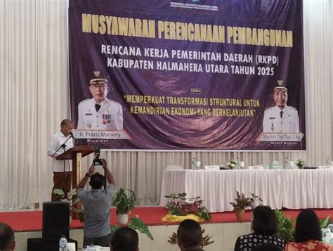 Musrembang Rkpd 2025 Bupati Halut Sebut Tekan Angka Kemiskinan Klikfakta