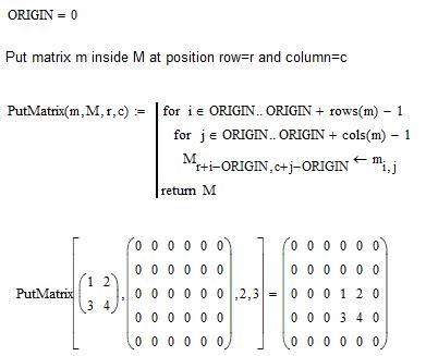 Can I Assemble One Matrix From Many Individual Mat PTC Community
