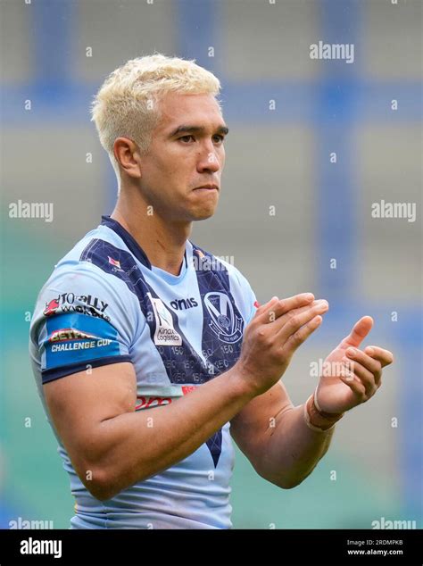 Tee Ritson 25 Of St Helens Salutes The Fans After The Betfred