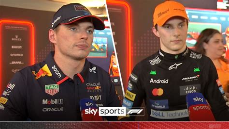 Abu Dhabi Gp Oscar Piastri And Max Verstappen Discuss Opening Lap