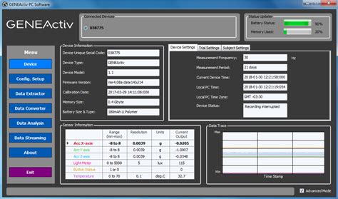 Geneactiv Protocol Beap Lab