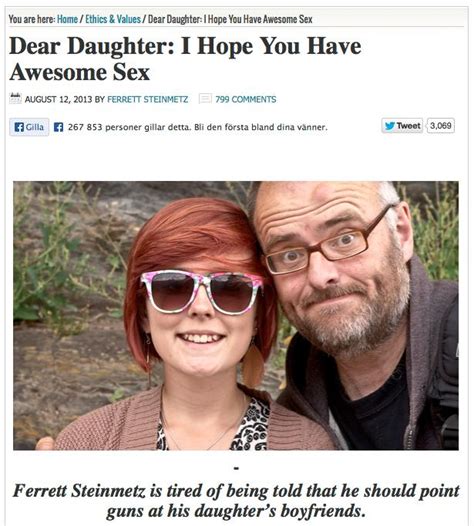 ”Älskade Dotter Jag Hoppas Du Får Väldigt Bra Sex”