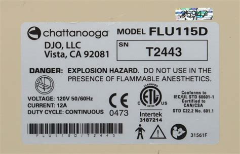 Chattanooga Flu115d Fluidotherapy Double Extremity Dry Heat Therapy Unit Rhino Trade Llc
