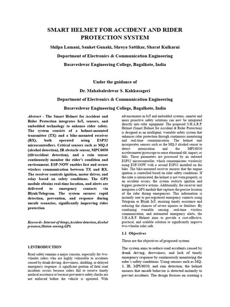 Sharp Paper Pdf Internet Of Things Wearable Technology