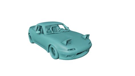 Mazda Miata 1989 STL File For Cults