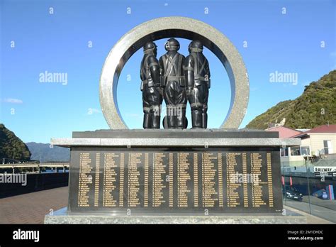 A Memorial To Coal Miners Lists The Names Of Men Killed In Mining