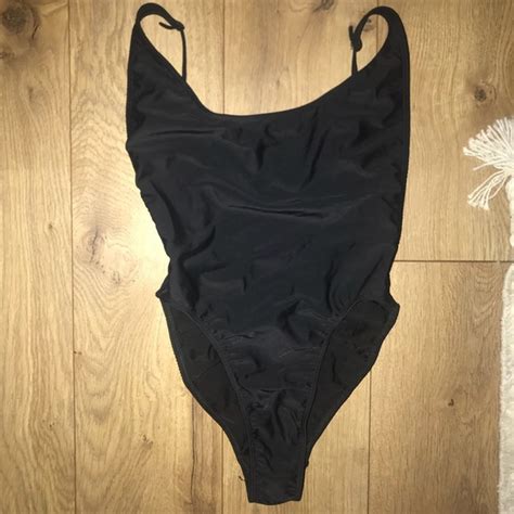 American Apparel Swim American Apparel High Cut Onepiece Poshmark